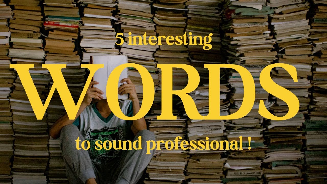5 interesting words to enrich your speech| boost your english skills ...