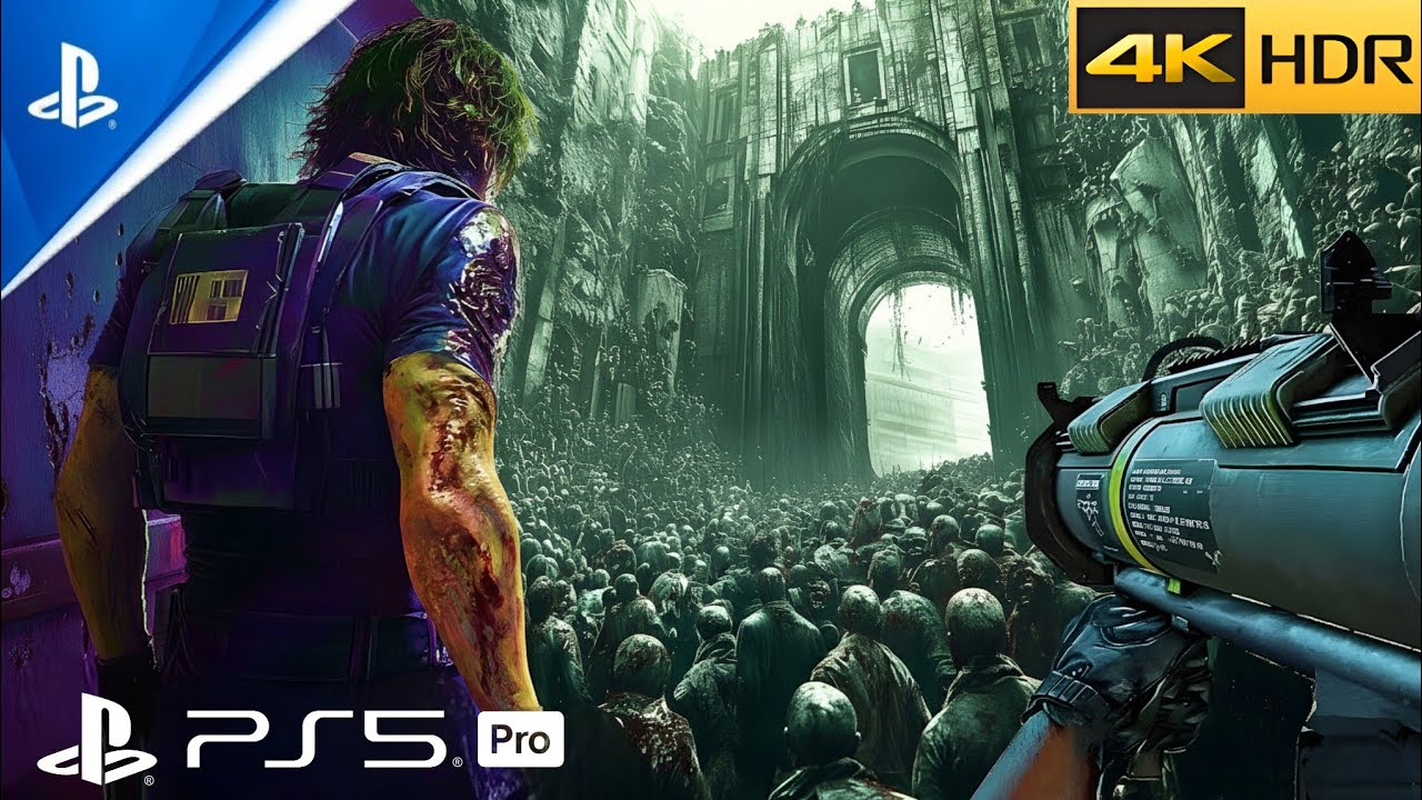 ZOMBIE ATTACK ON UNDERGROUND (PS5 PRO) Realistic Ultra Graphics ...