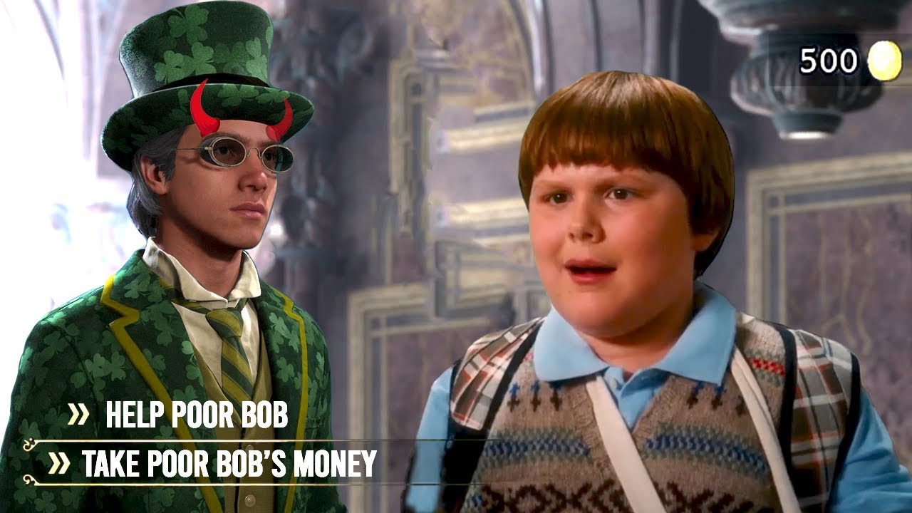 How to be a Rich Bad Boy in Hogwarts Legacy - YouTube