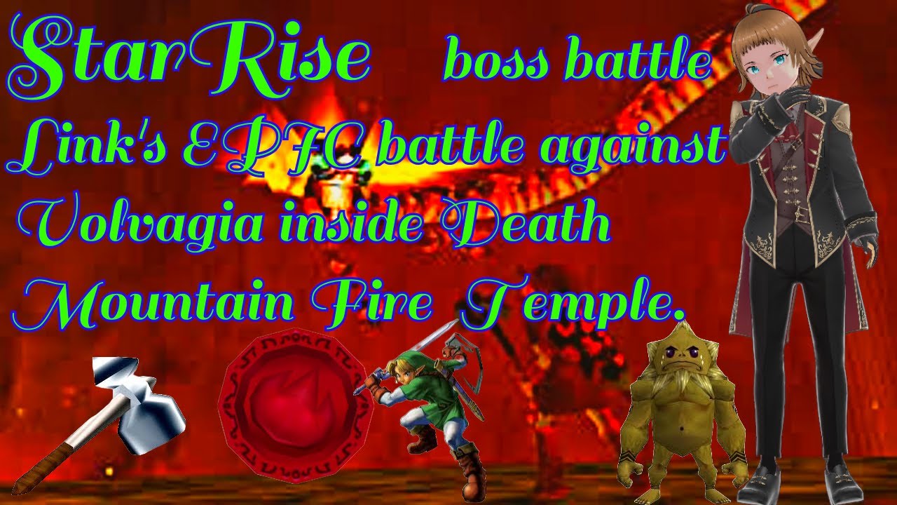 I Survived Link's EPIC Battle Against VOLVAGIA Inside The Fire Temple ...