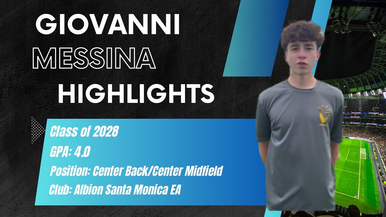 Highlight Video for Giovanni Messina (Center Back / Center Midfield, 4. ...