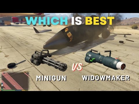 GTA 5 Widowmaker VS Minigun (Which Is Best?) - YouTube