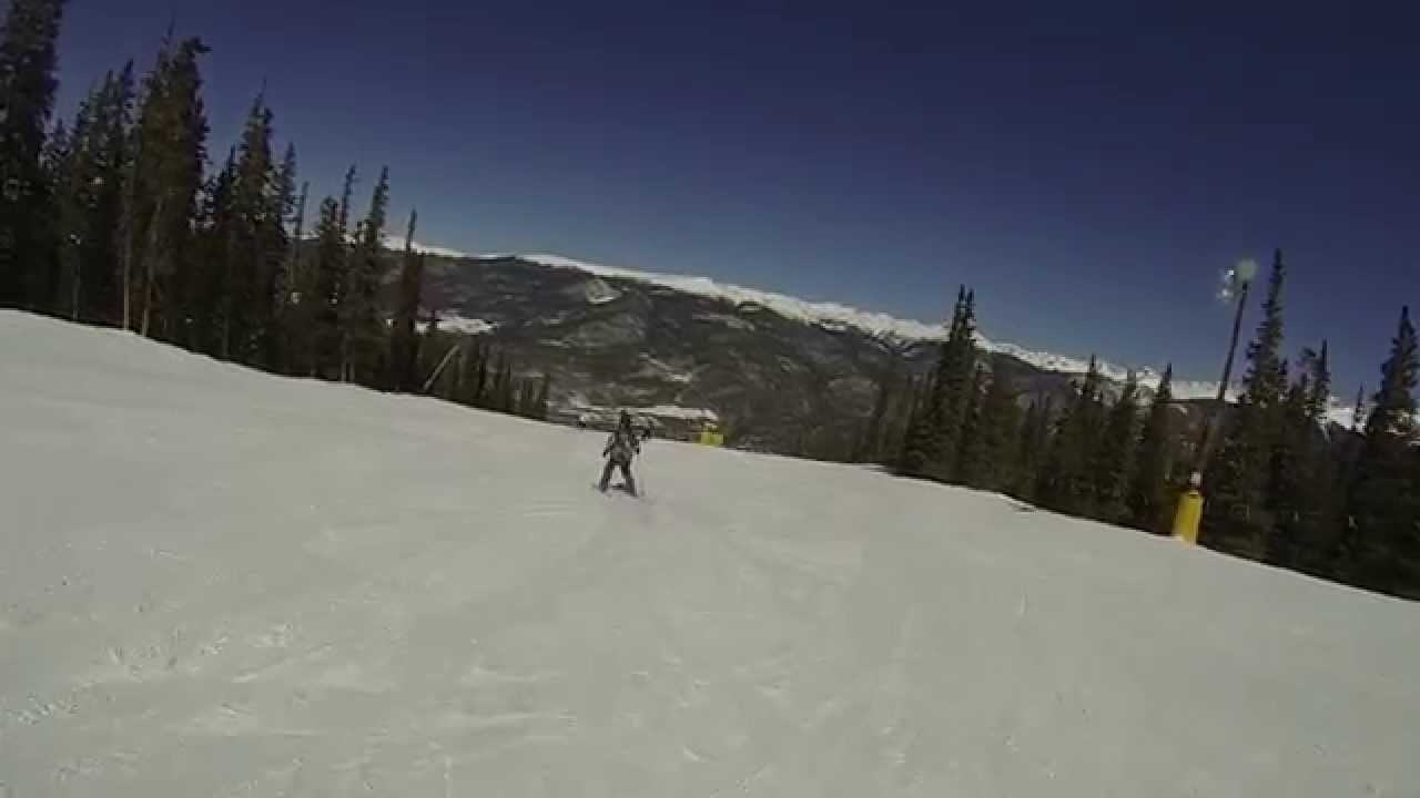 Keystone Spring Dipper Family Ski Run - YouTube