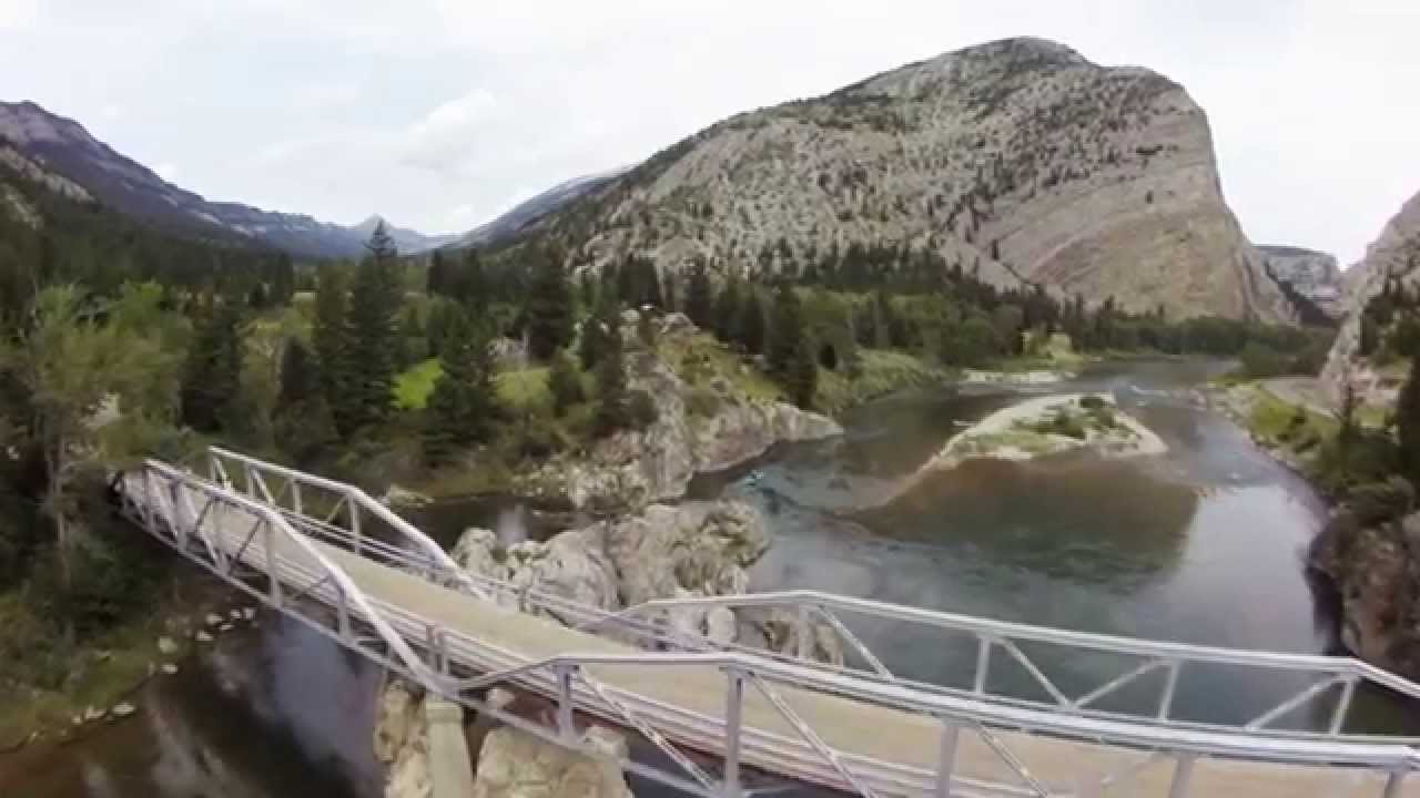 Hannan Gulch Bridge, Sun River, Montana - YouTube