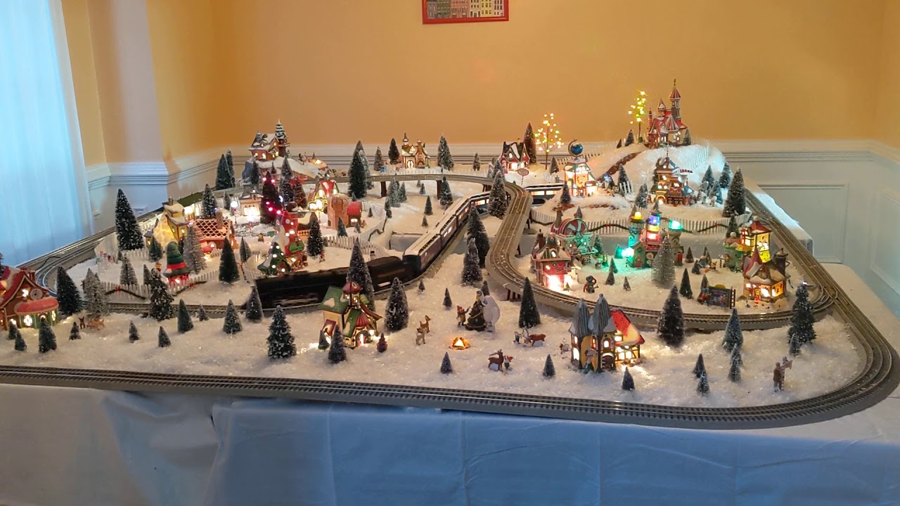 Christmas 2019 O Scale Lionel Polar Express Layout With Department 56 ...