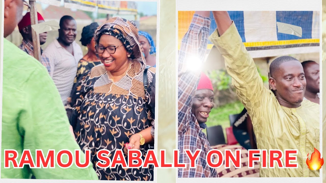 RAMOU SABALLY THROW STONE AT UDP " NARR" SHOP - YouTube