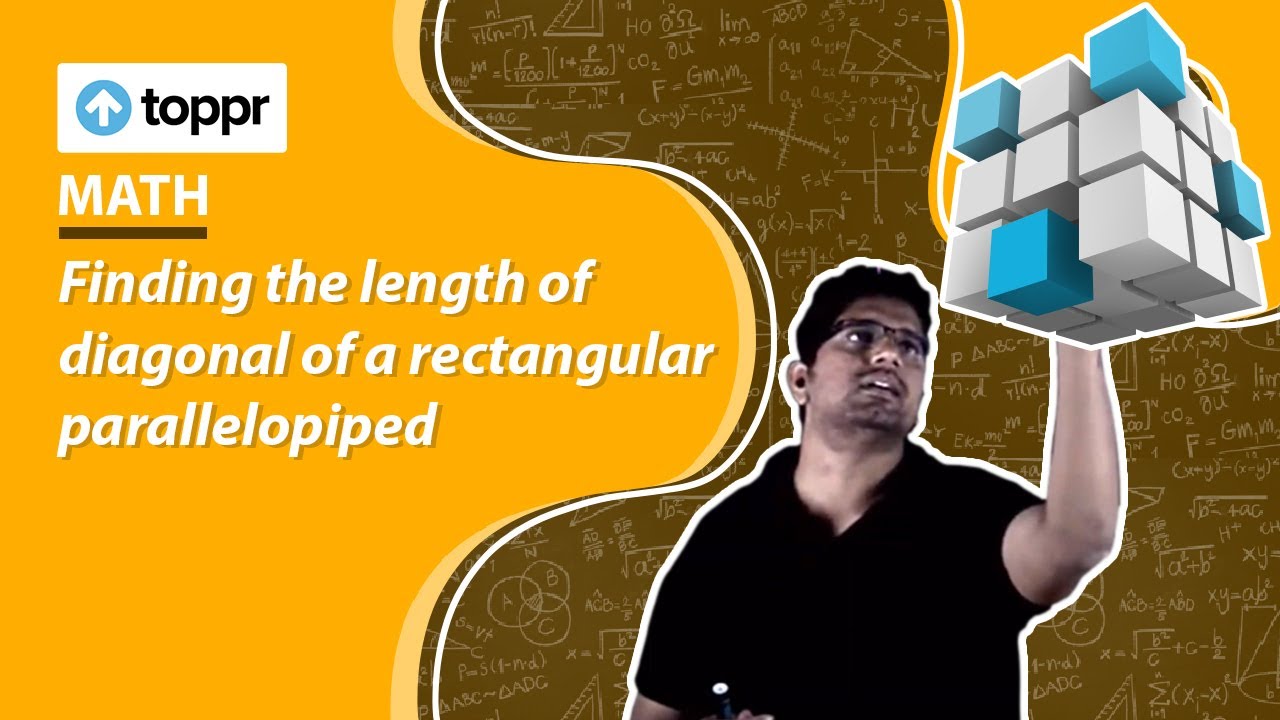 3D - Geometry | Finding the length of diagonal of a rectangular ...