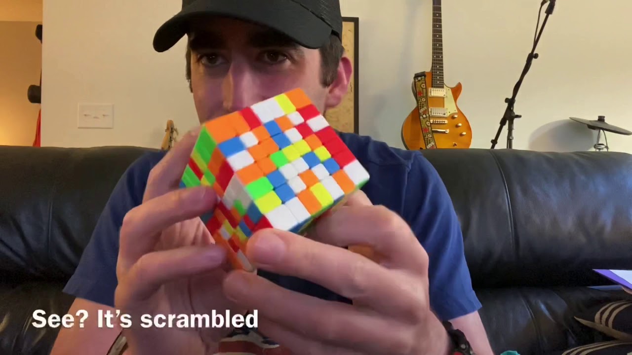 Jason solves a 7x7 Rubik’s Cube (time lapse) - YouTube