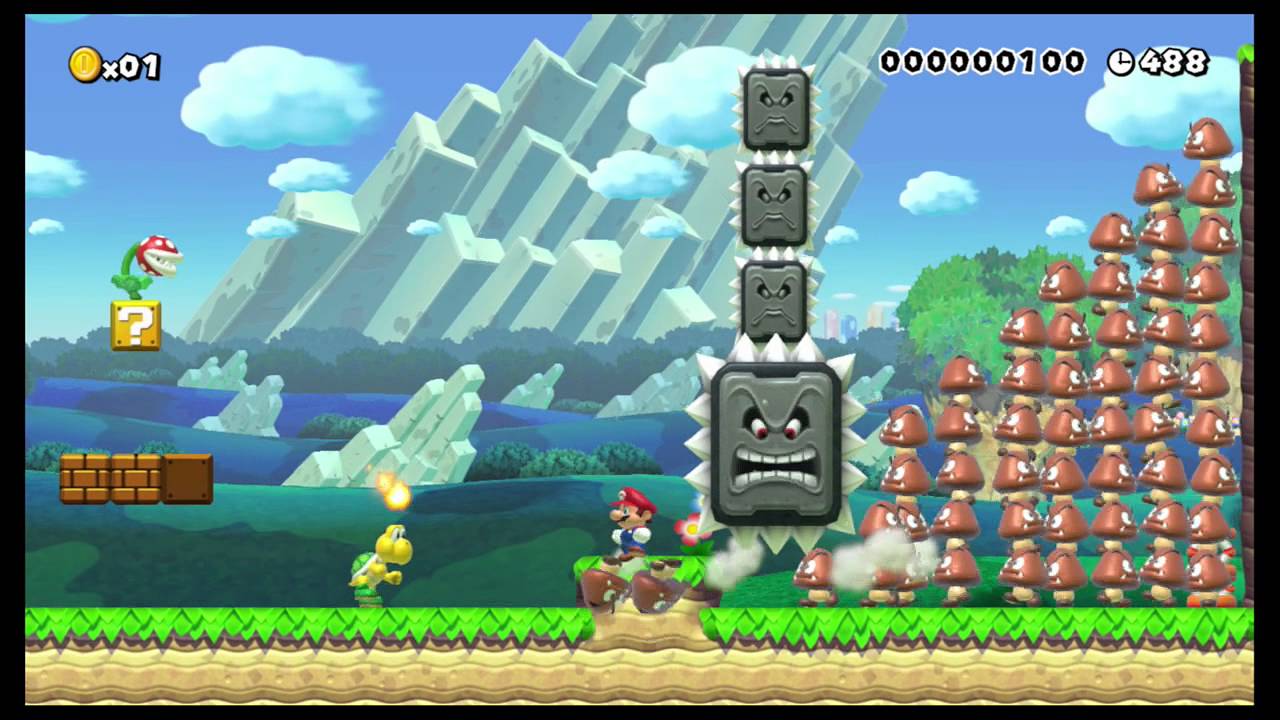 Super Mario Maker #5: Donald Thwomp - YouTube