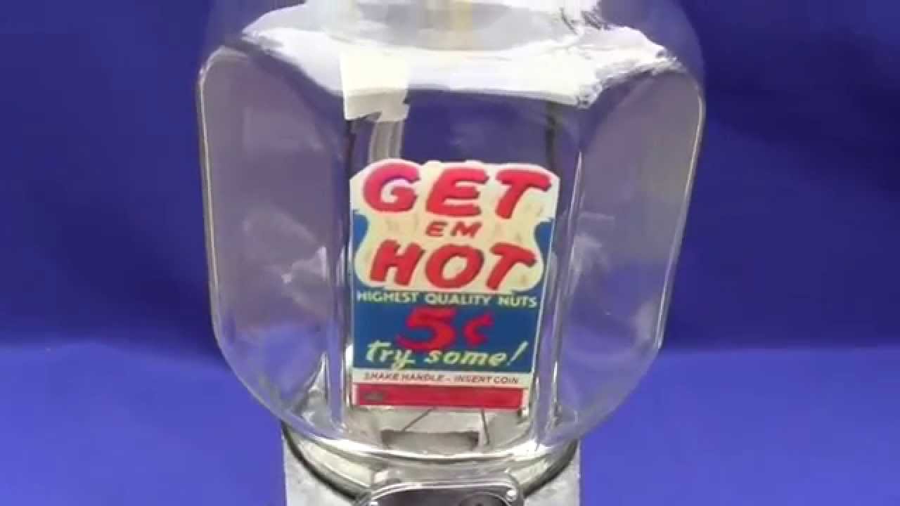 Asco Hot Nut Machine works and is restored - YouTube