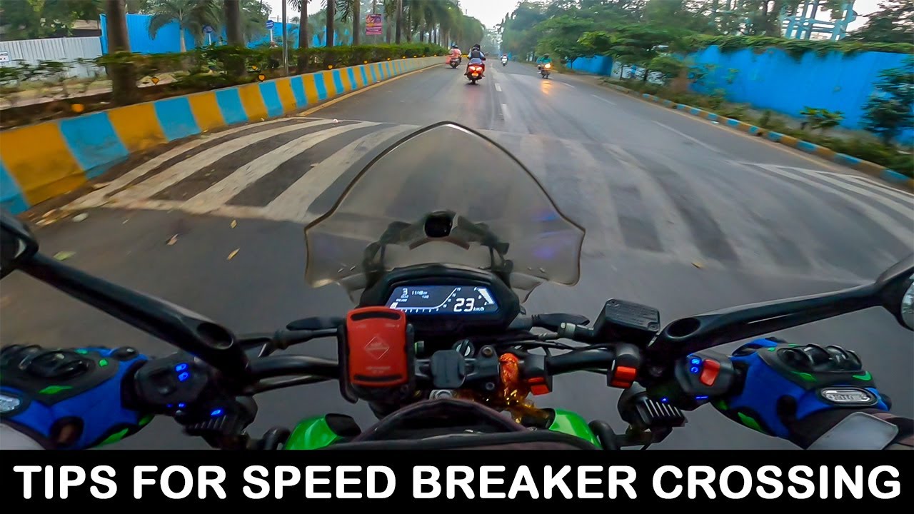 5 Tips For Beginners Riders For Speed Breaker Crossing - YouTube