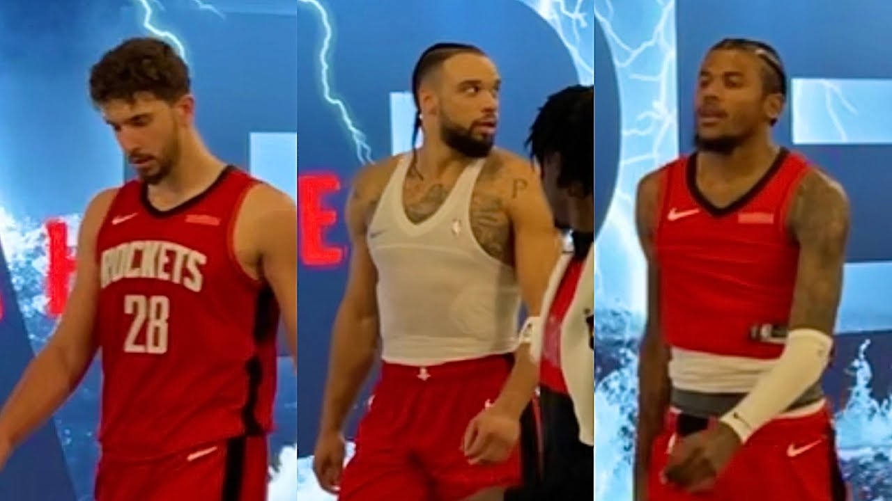 Dillon Brooks, Jalen Green Immediately After Rockets Win Against ...