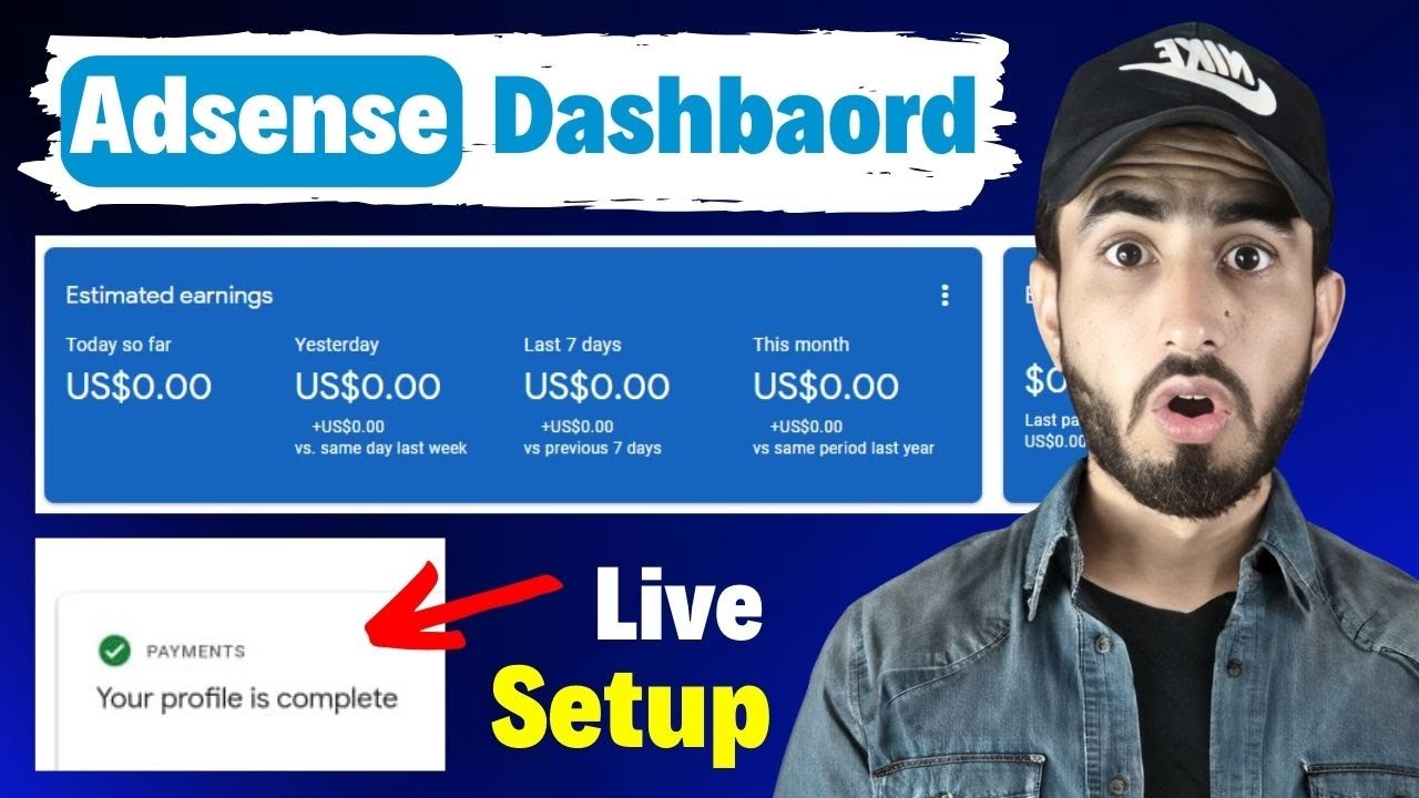 Adsense Active Dashboard Latest Working Trick 2024 | Payment Profile ...