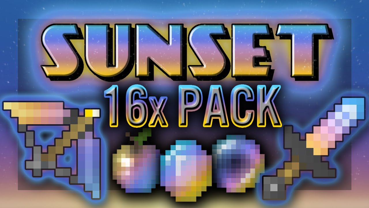 Sunset 16x Pack Release | Pack Showcase & Bedwars Commentary | For JAVA ...