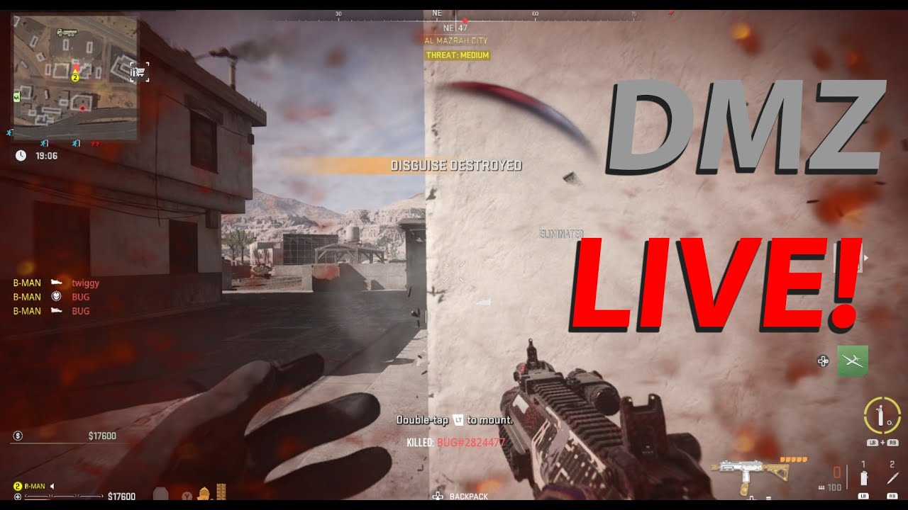 LIVE | playing DMZ .... MEMBERS WELCOME TO JOIN THE GAME IF THERE IS A ...