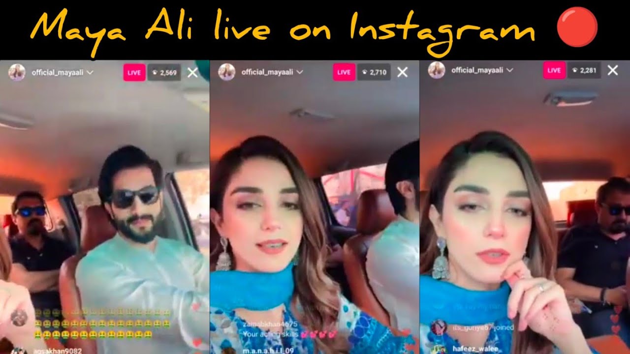 Maya Ali live on Instagram 🔴 11 Feb 2023 - YouTube