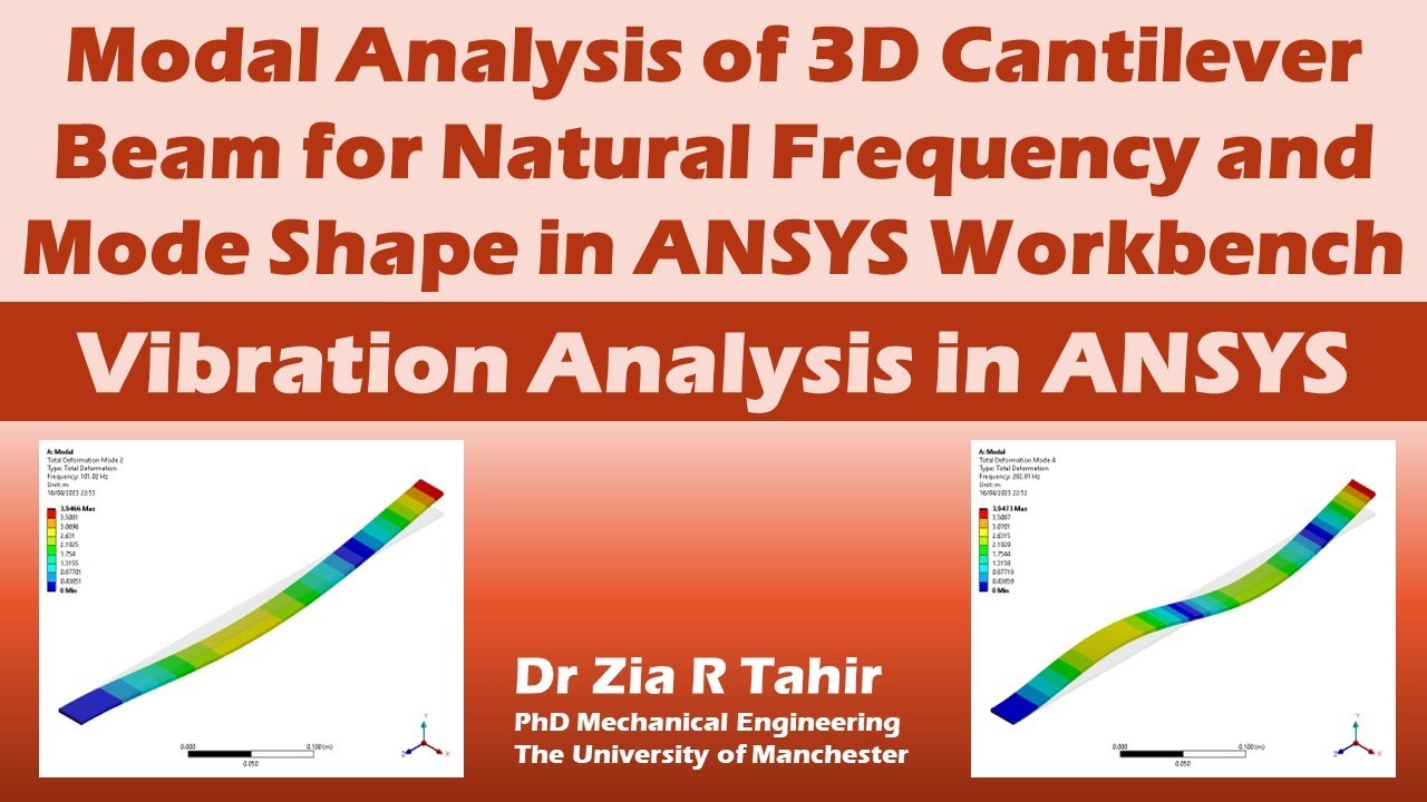Vibration Or Modal Analysis Of A Rectangular Cantilever Beam In ANSYS Vibration Or Modal Analysis Of A Rectangular Cantilever Beam In ANSYS