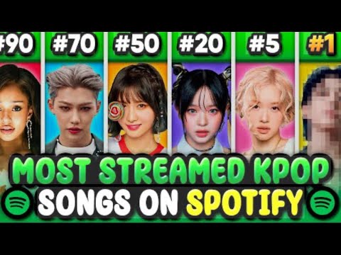 TOP 100 K-POP MOST STREAMED SONGS OF ALL TIME 