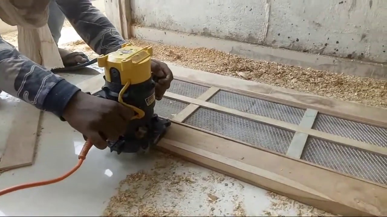 Half Cut Wood In Router Machine | How To Cut Wood Half Edge - YouTube