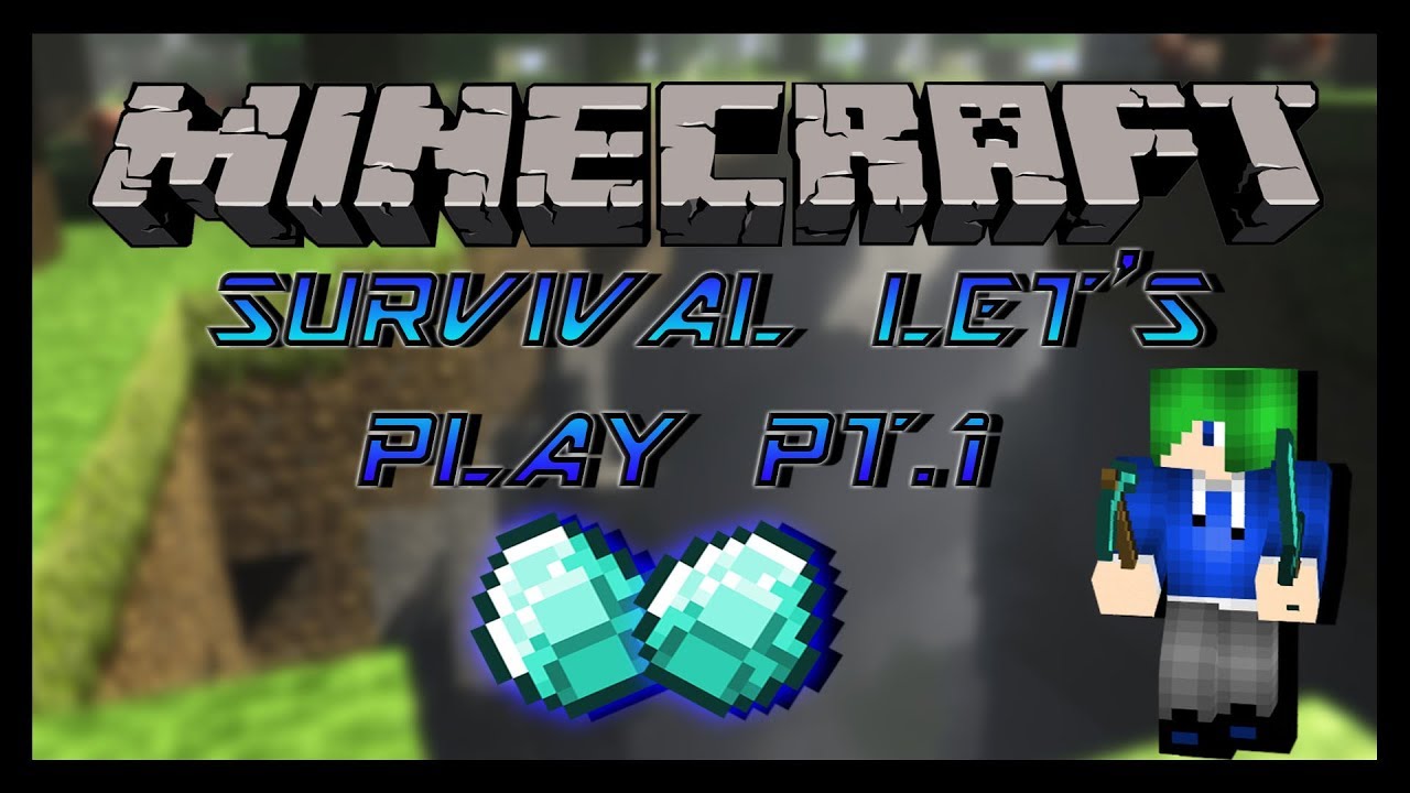 minecraft lets play pt.1/collecting wood - YouTube