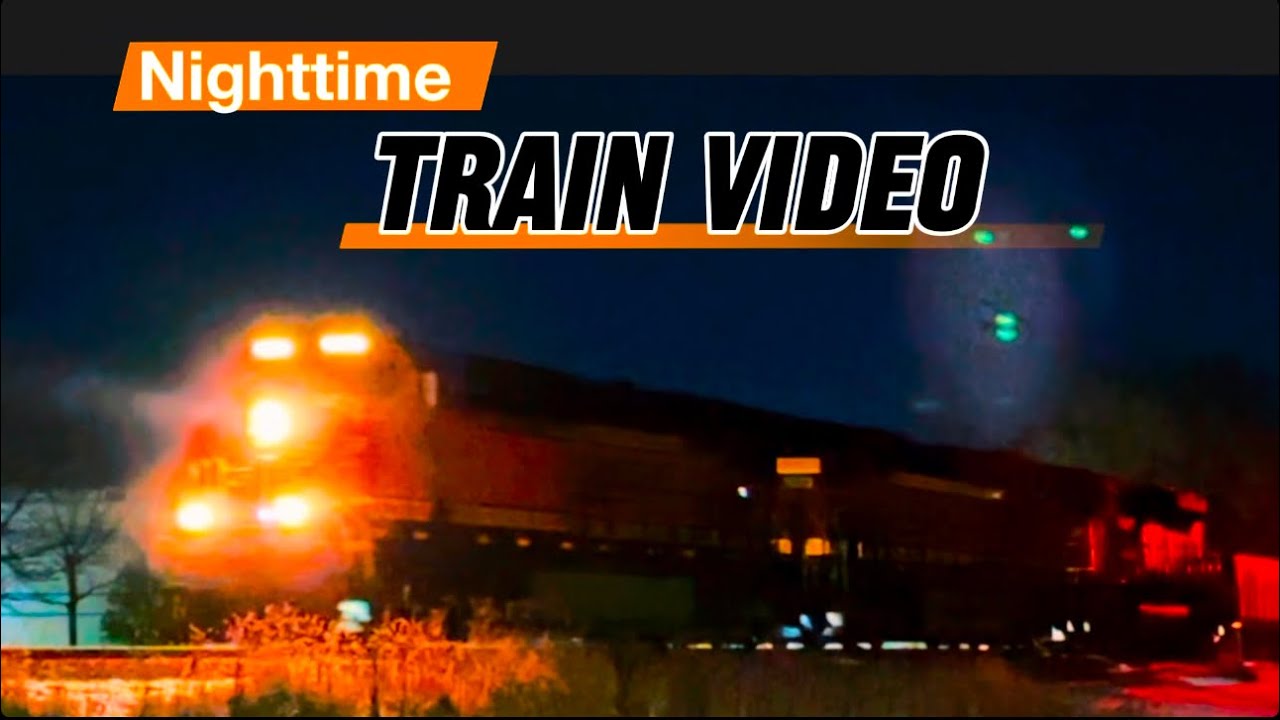😎 Epic Nighttime Railfanning Train Video: CN in Plainfield! (HD) - YouTube