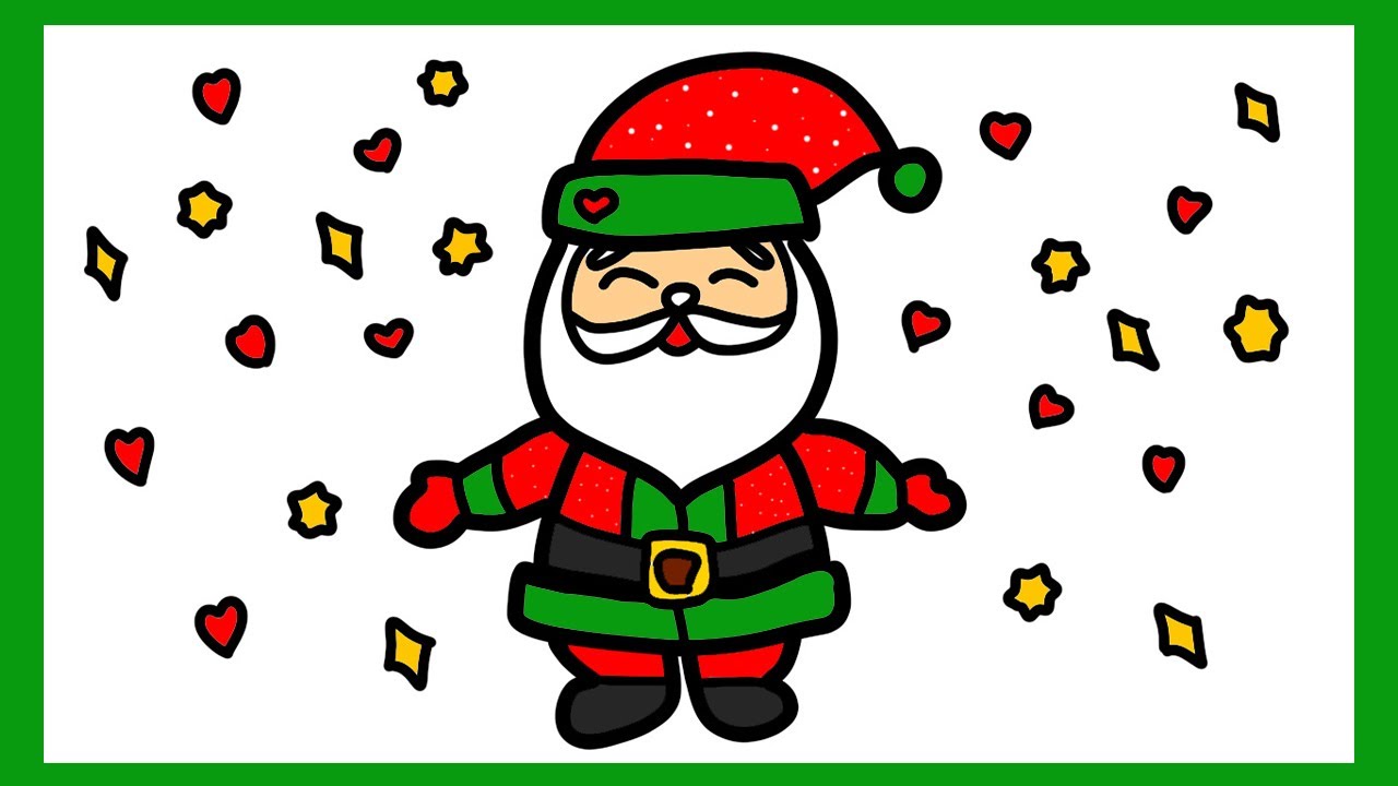 How To Draw Santa Claus | Christmas Tutorial|How to Draw Santa Claus ...