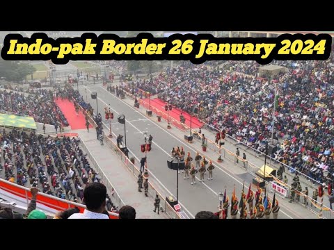 Indo-Pak Border Zero Line prade| BSF prade in border |wagah Attari ...