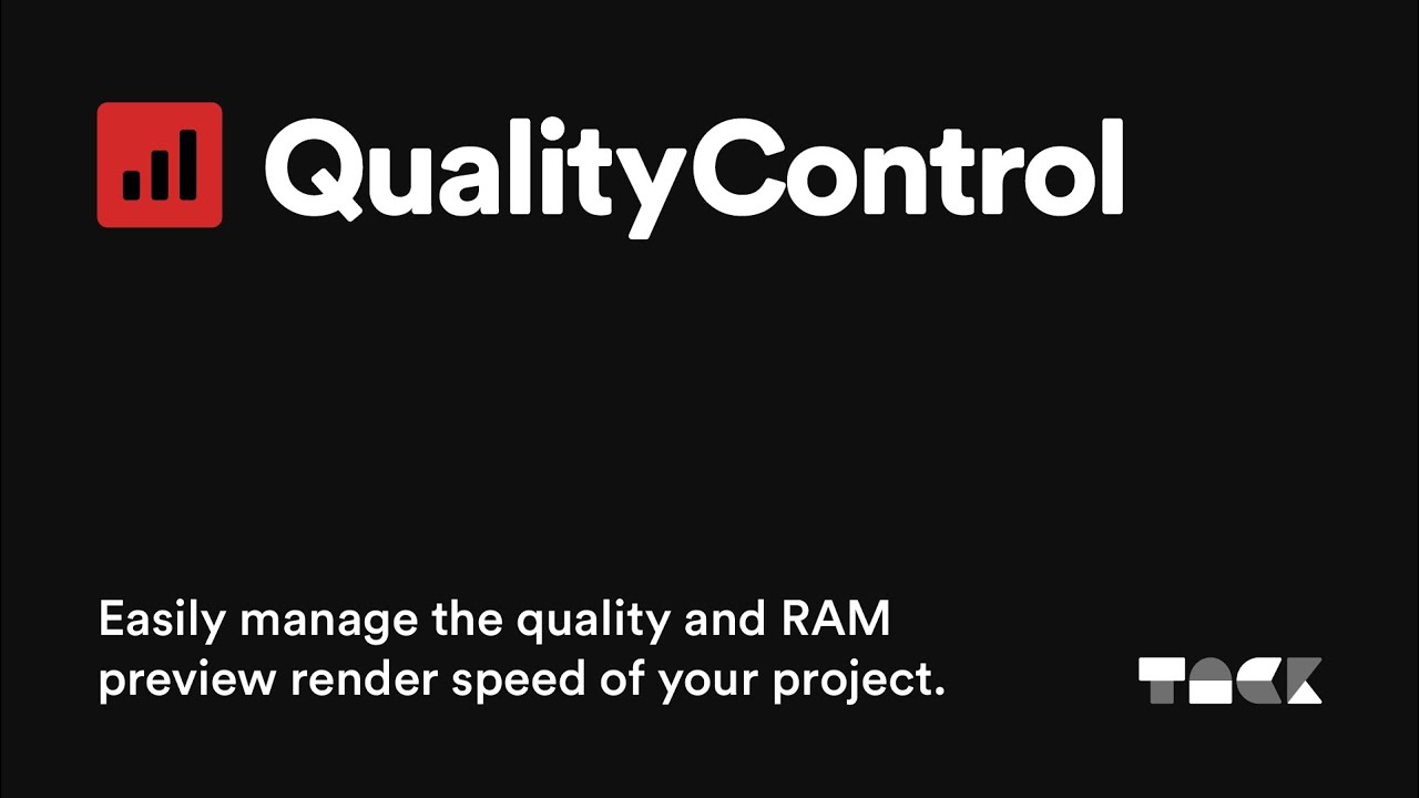 QualityControl for After Effects - YouTube
