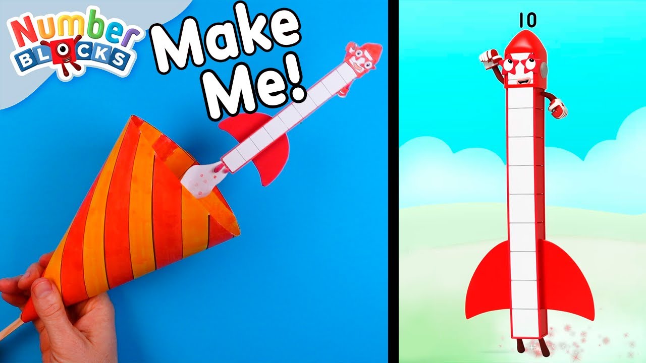 Make Your Own Firework Rocket! 🚀 | Counting for Kids | DIY Crafts ...