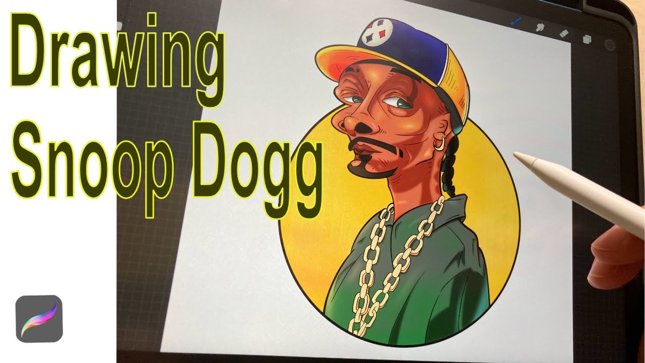 Snoop Dogg - Drawing by Procreate - YouTube