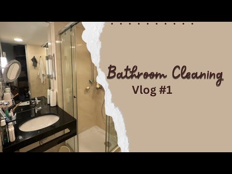 Cleaning my Bathroom | Vlog 1 - YouTube