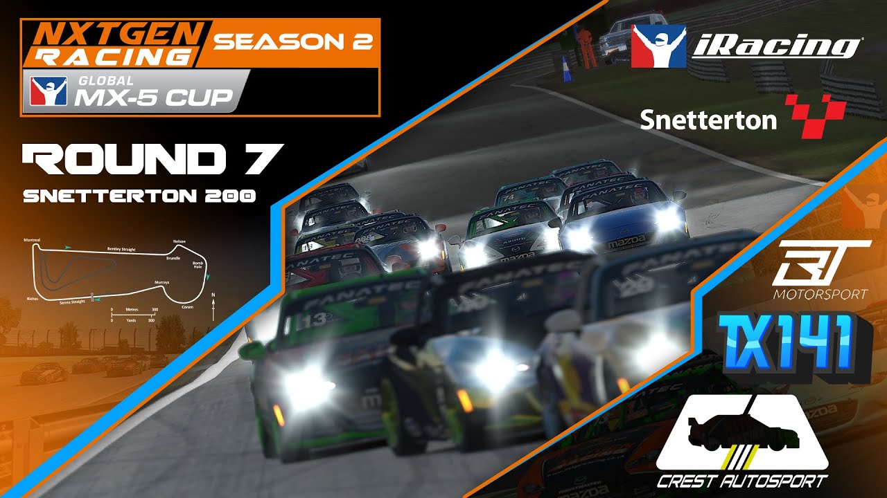 NXTGEN Racing | iRacing | MX-5 Cup Season 2 | Round 7 @ Snetterton ...