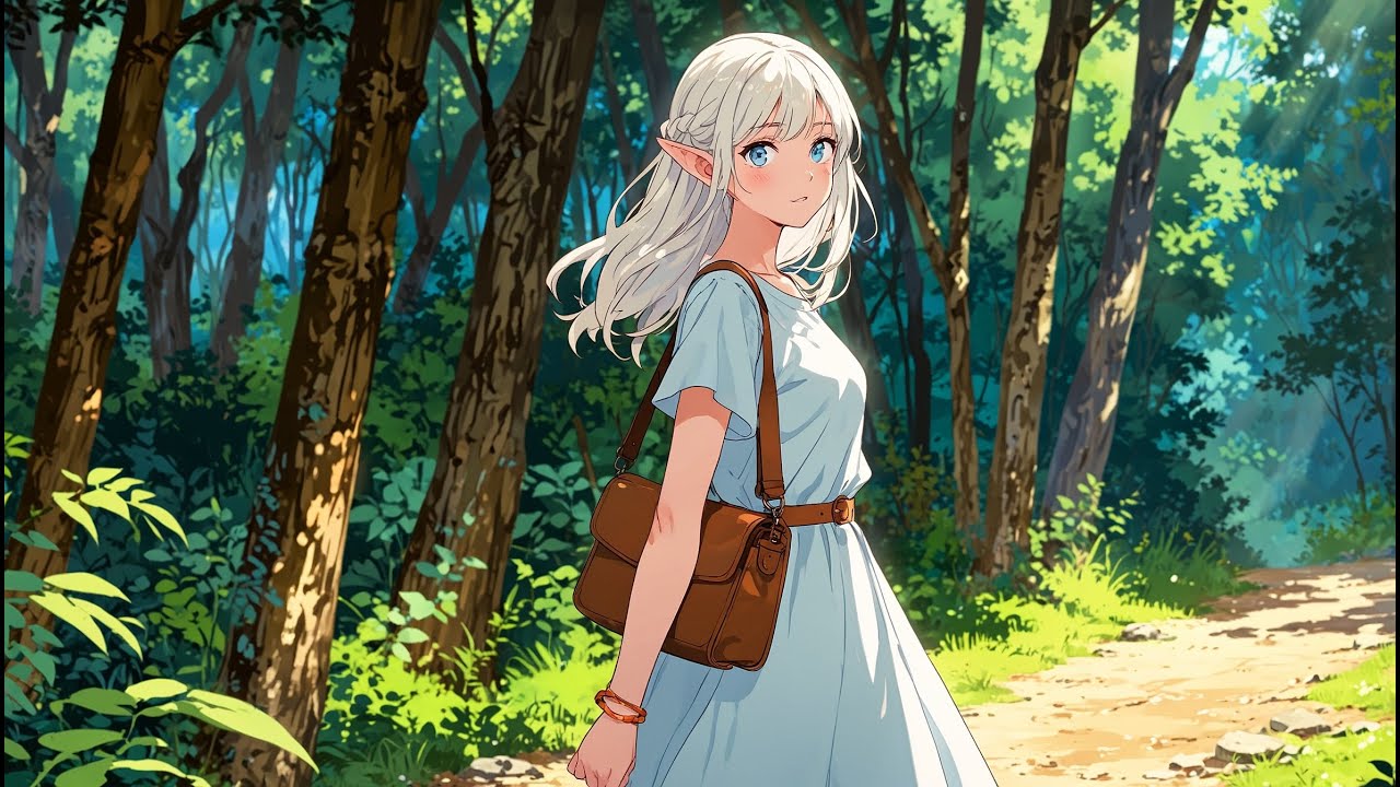 🌳 Elven Forest Walk – Calm Fantasy Journey | Peaceful Celtic BGM for ...