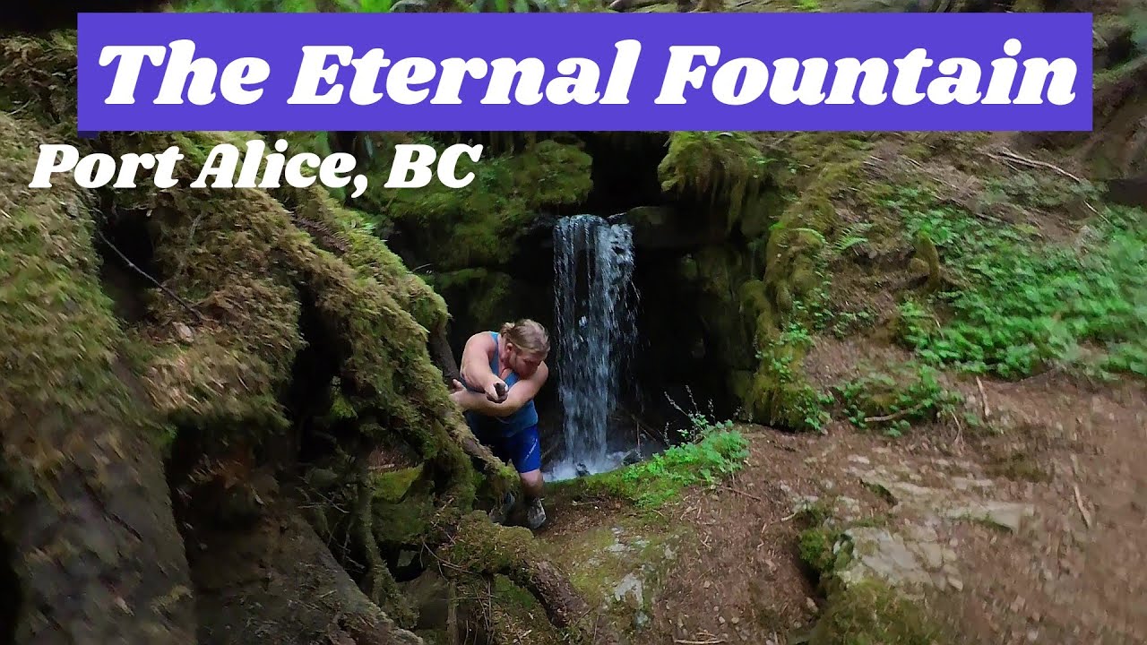 The Eternal Fountain in 360! Port Alice Attraction! Disappearing ...