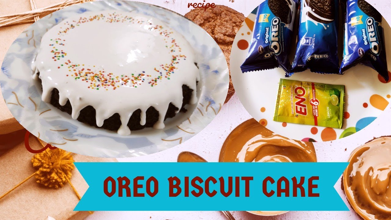 OREO Biscuit Cake।। Simple Cake Recipe।। Oreo Biscuit Chocolate Cake ...