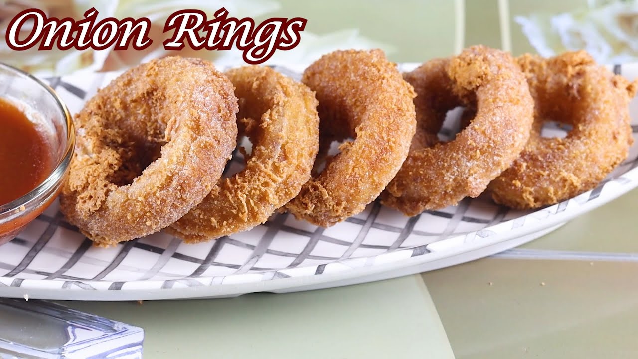 How to Make Crispy Cheesy Onion Rings | Cheese Onion Rings - YouTube
