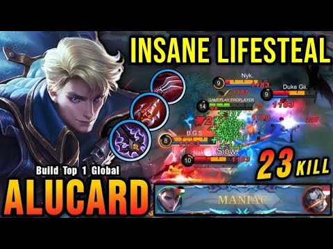 Almost SAVAGE!! New OP Build for Alucard, Incane 30 Kills!! - Build TOP ...