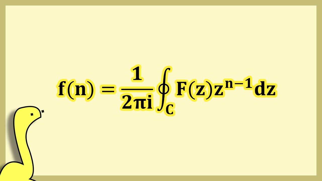 Transformada Z inversa: Método de integral de inversión (Deducción ...