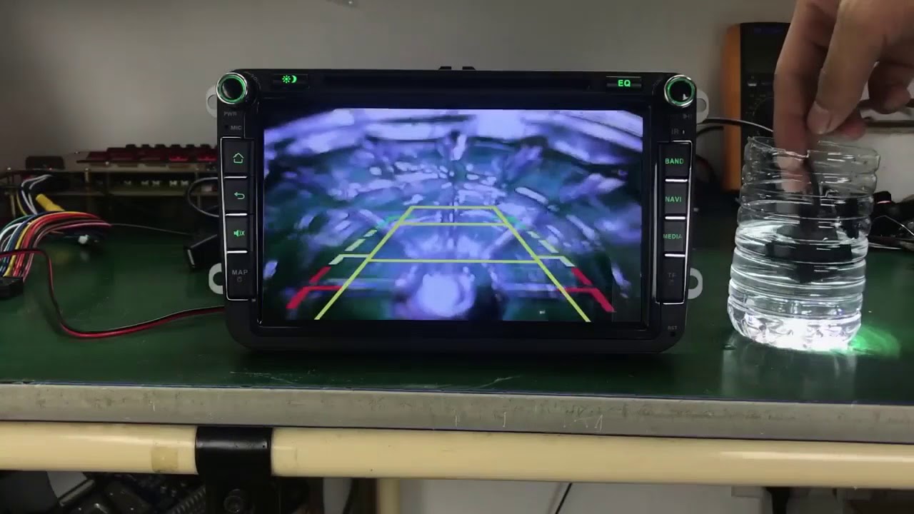 Waterproof 8 LED Car Rear View Reverse Camera - YouTube