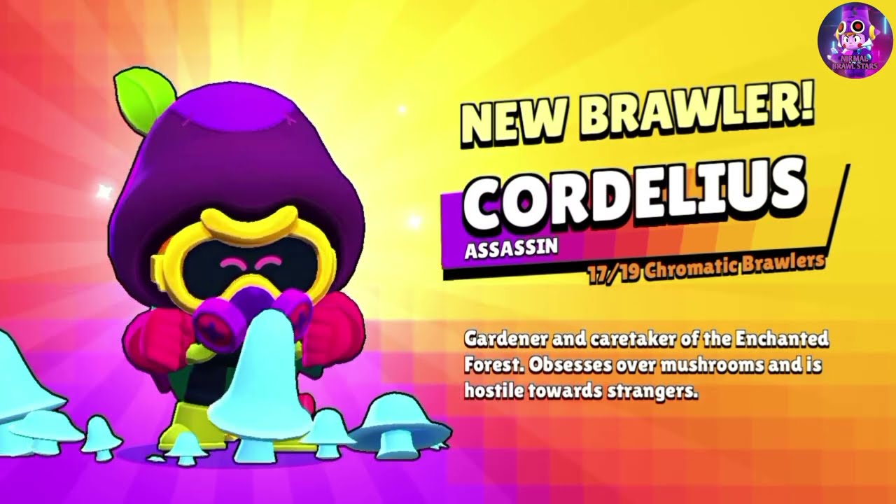Unlocking New Brawler Cordelius 🤑🤑 | Cordelius = Free Trophies 🏆🏆 ...
