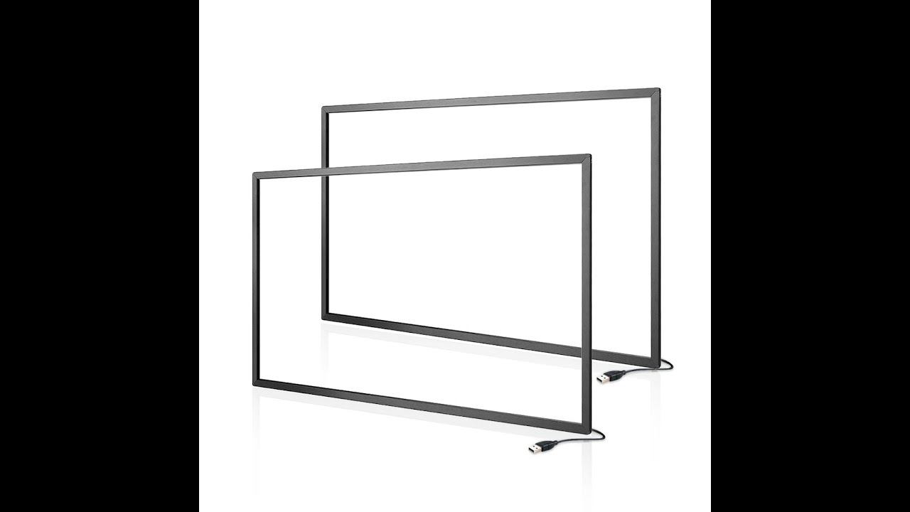 How to assembly infrared touch frame - YouTube
