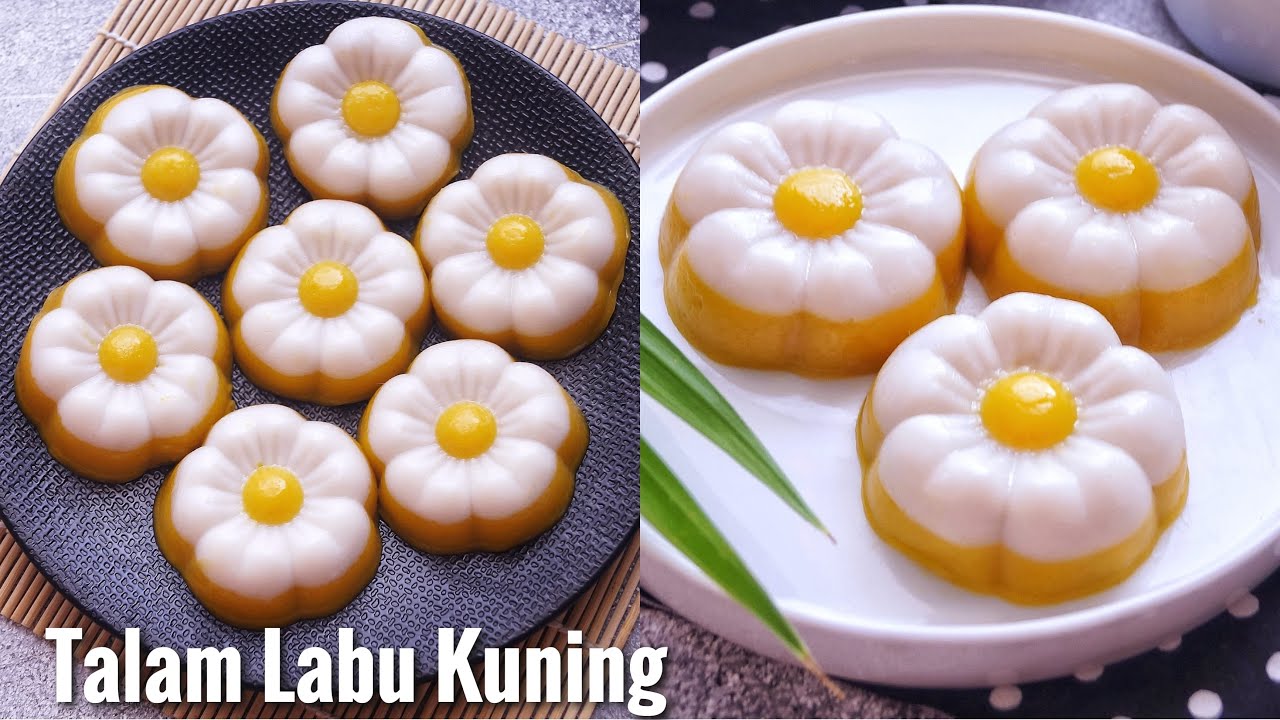 KUE TALAM LABU KUNING LEMBUT DAN ENAK || PALING GAMPANG CUMA DIADUK ...
