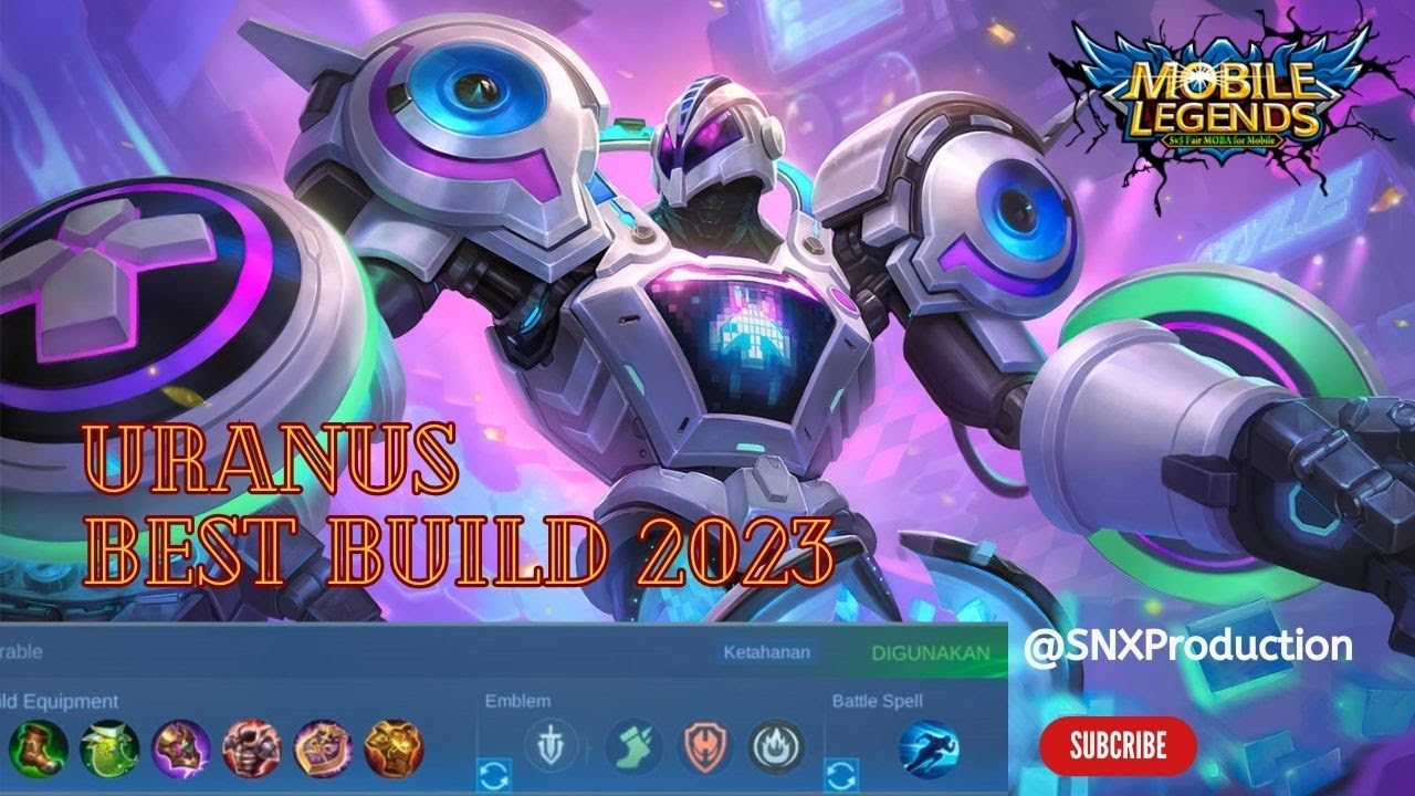 DIKEROYOK URANUS 1 VS 5 | EMBLEM URANUS & BUILD URANUS 2023 | MLBB ...