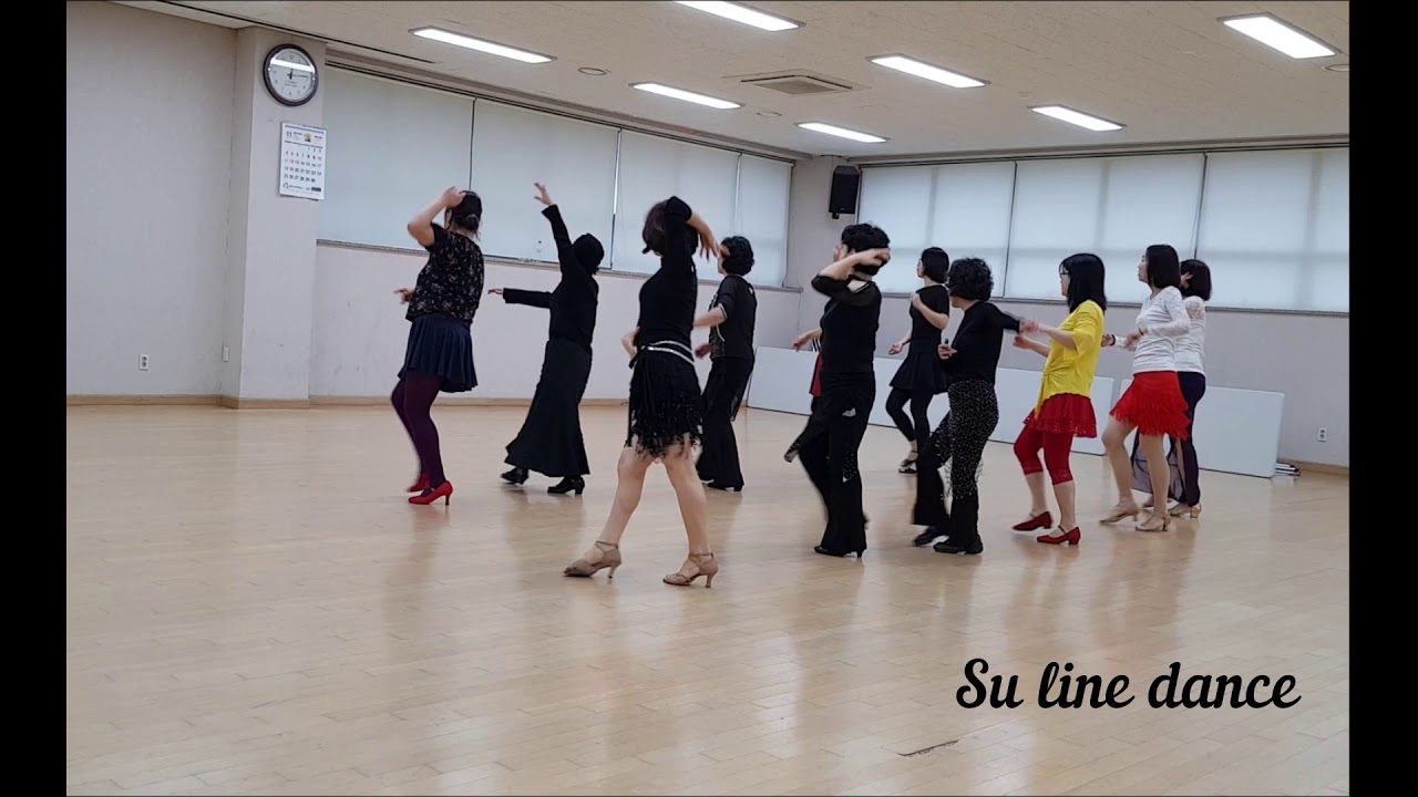 Latin Lover line Dance(SU Line Dan) - YouTube