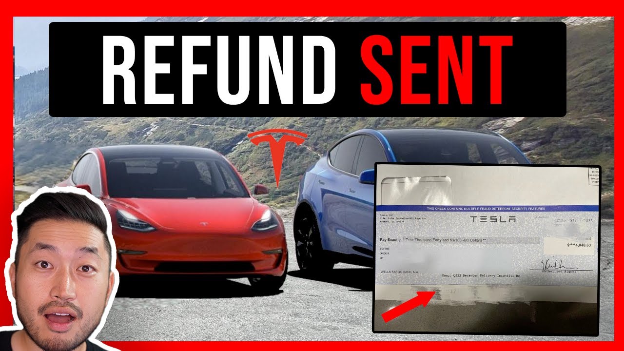 TESLA SENDS REFUND CHECKS | DID NOT THINK THIS WOULD HAPPEN - YouTube