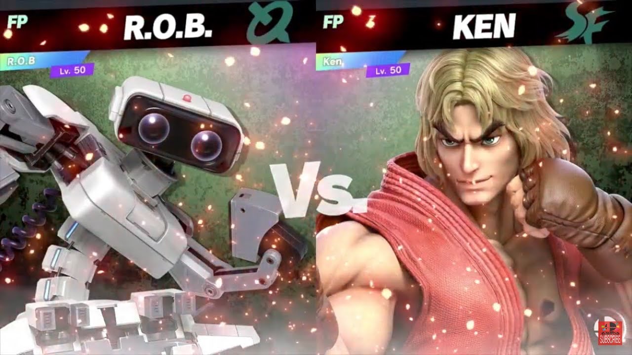 Super Smash Bros Ultimate Amiibo Fights – ROB vs the World #74 ROB vs ...