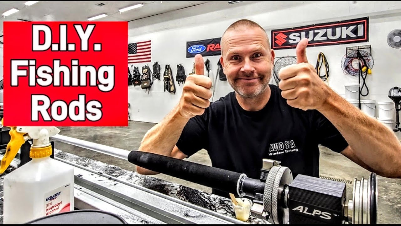 Building SALTWATER Fishing Rods on a BUDGET - YouTube