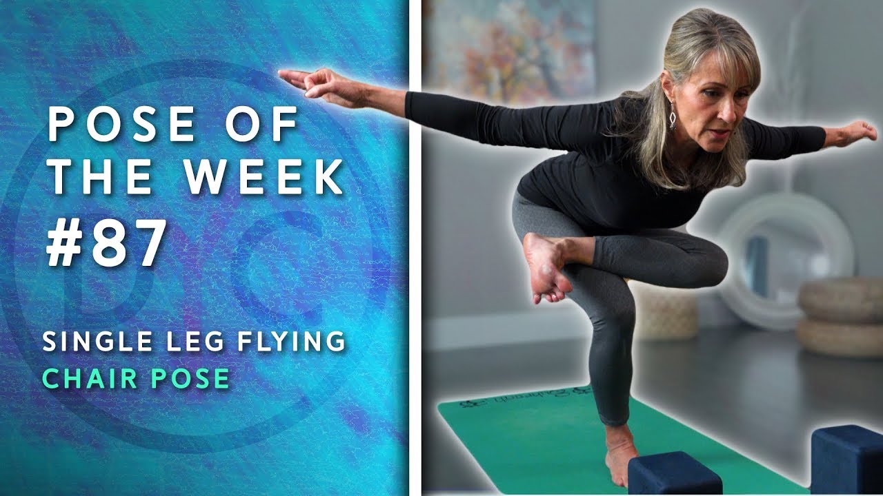 Single Leg Flying Chair Pose | Pose of the Week #87 - YouTube