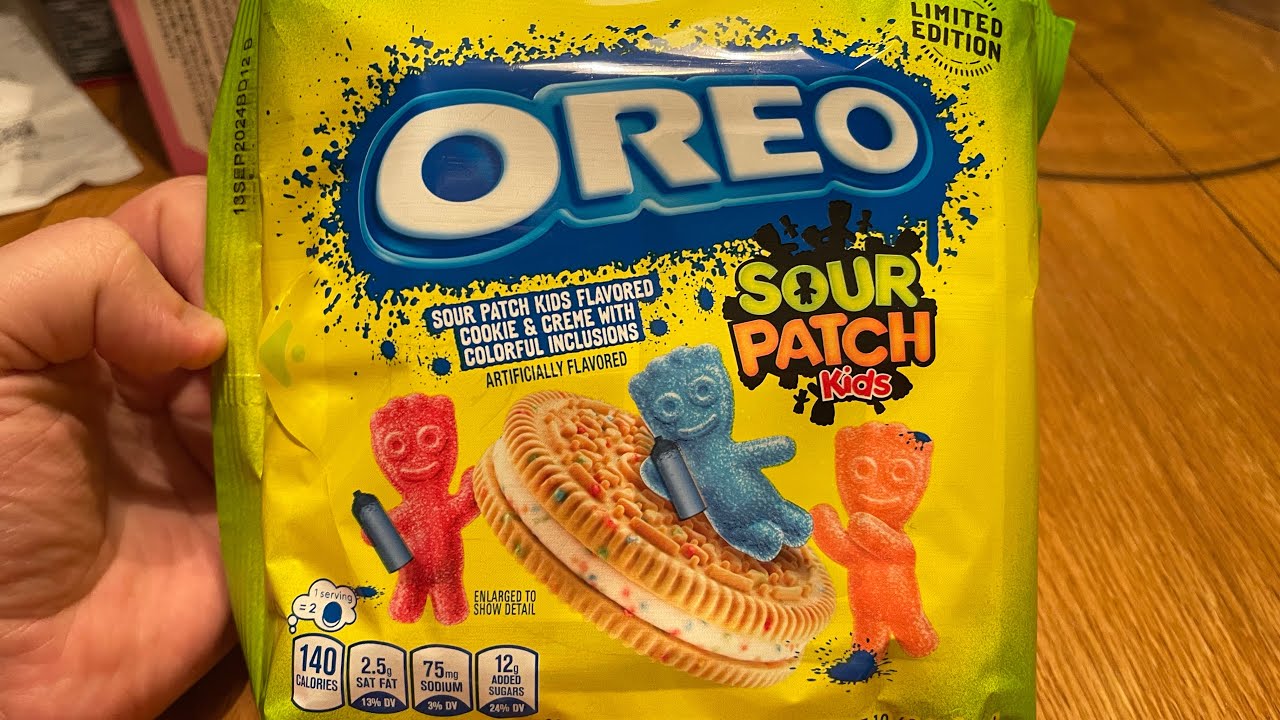 Larry Tries Sour Patch Kids Oreos - YouTube