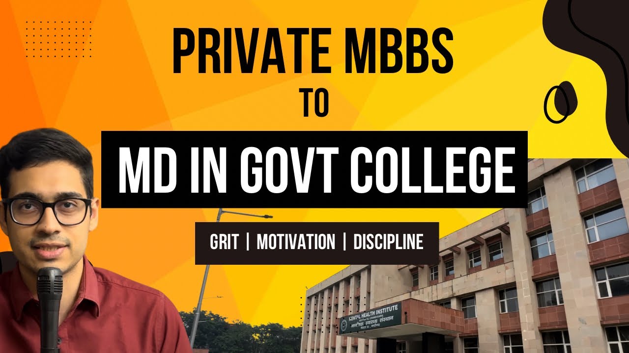 Journey from PRIVATE MBBS to MD in GOVERNMENT HOSPITAL | NEET PG ...